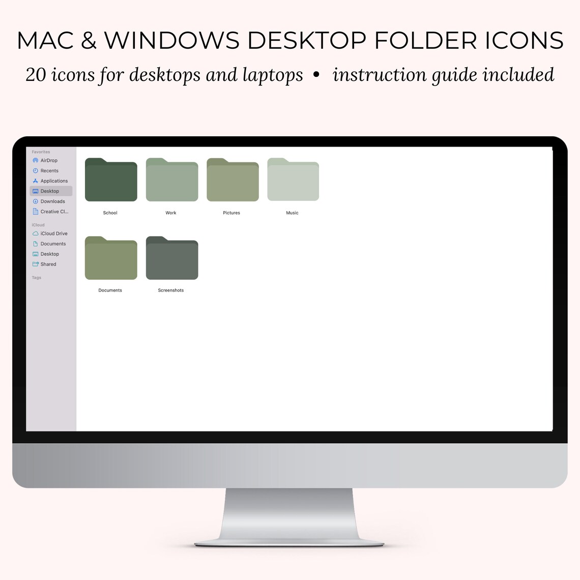 Desktop Icons for Mac and Windows Desktop and Laptop Wallpaper ...