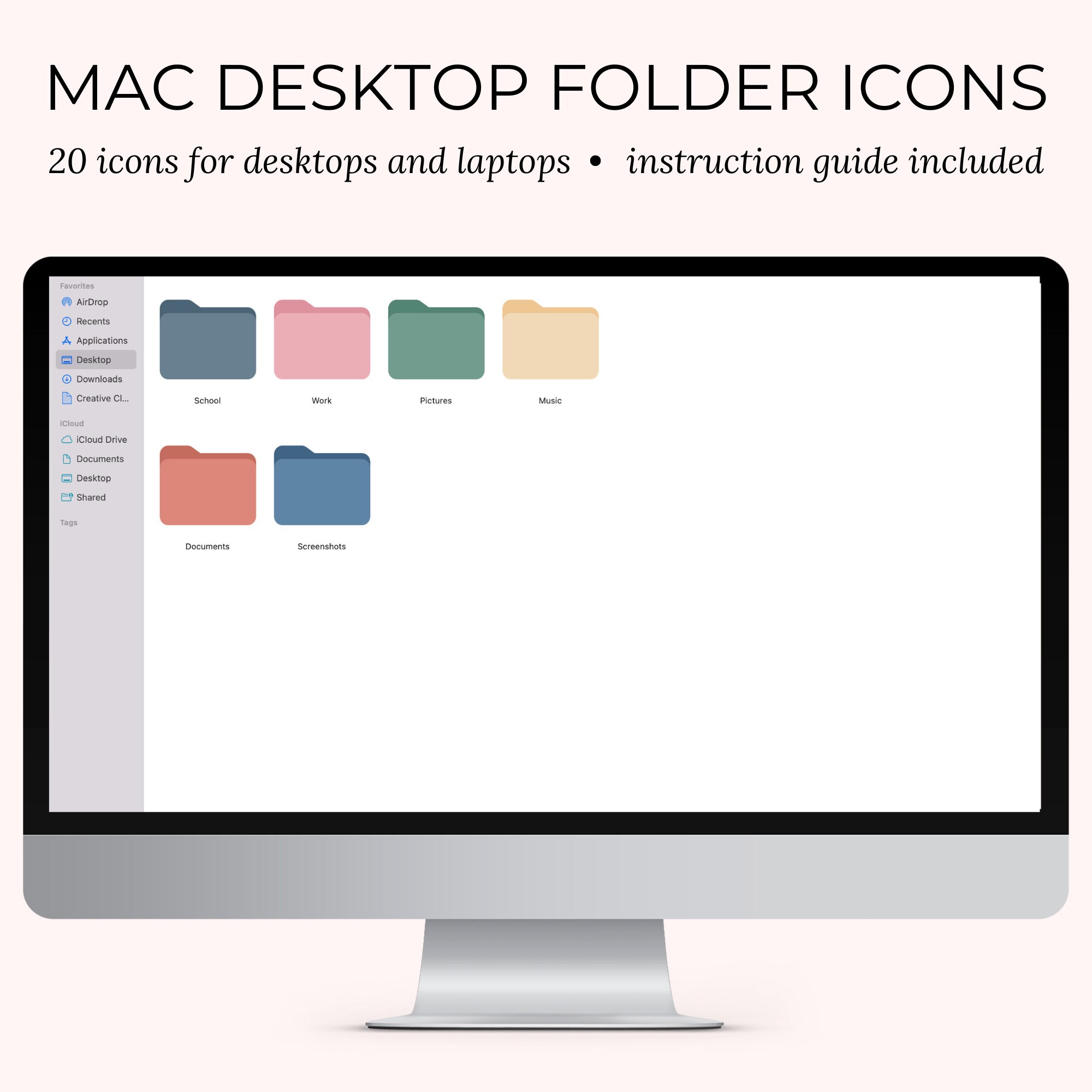 Mac Folder Icons Customisable Icons for Mac Desktops & Laptops ...