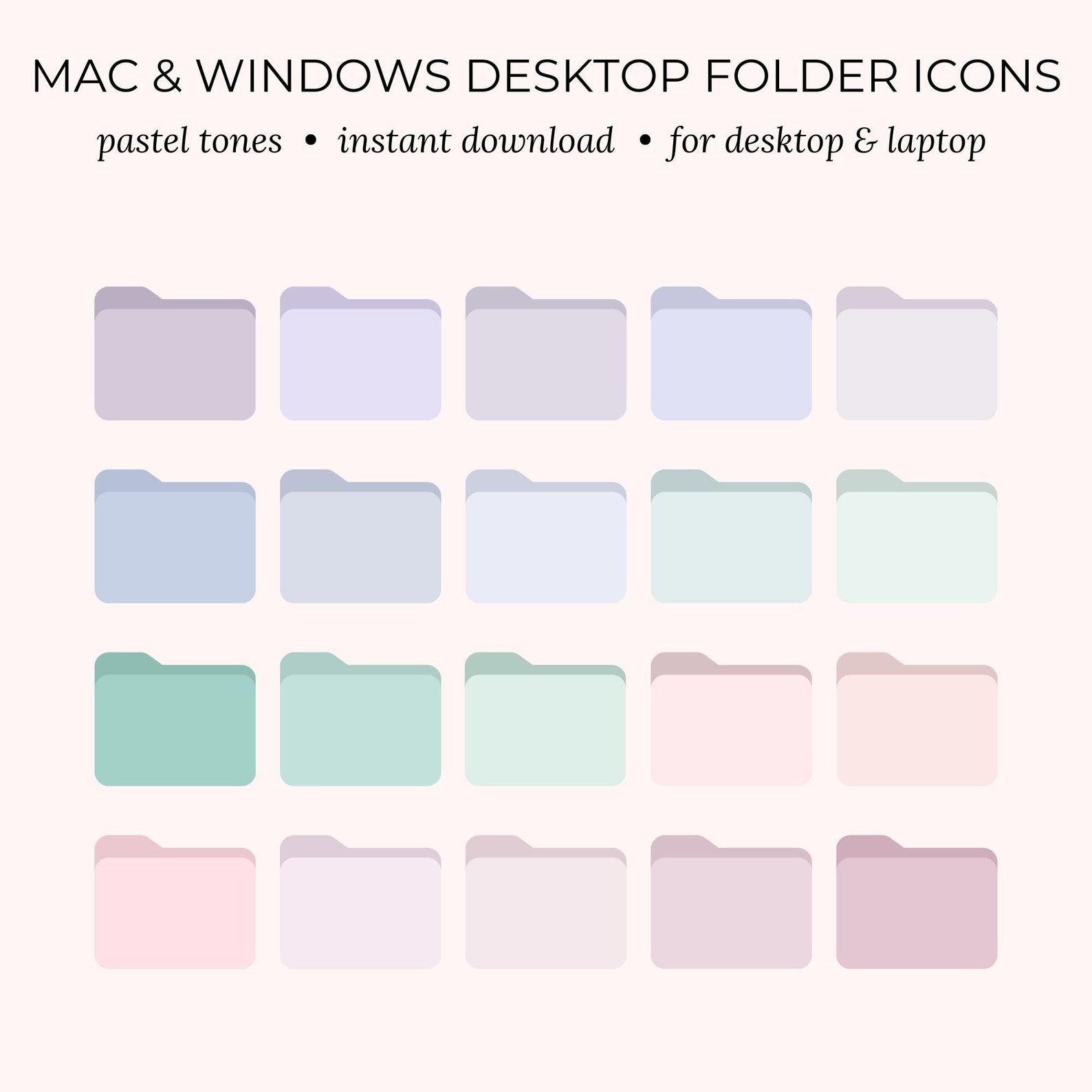 Desktop Icons for Mac and Windows Desktop and Laptop Wallpaper ...
