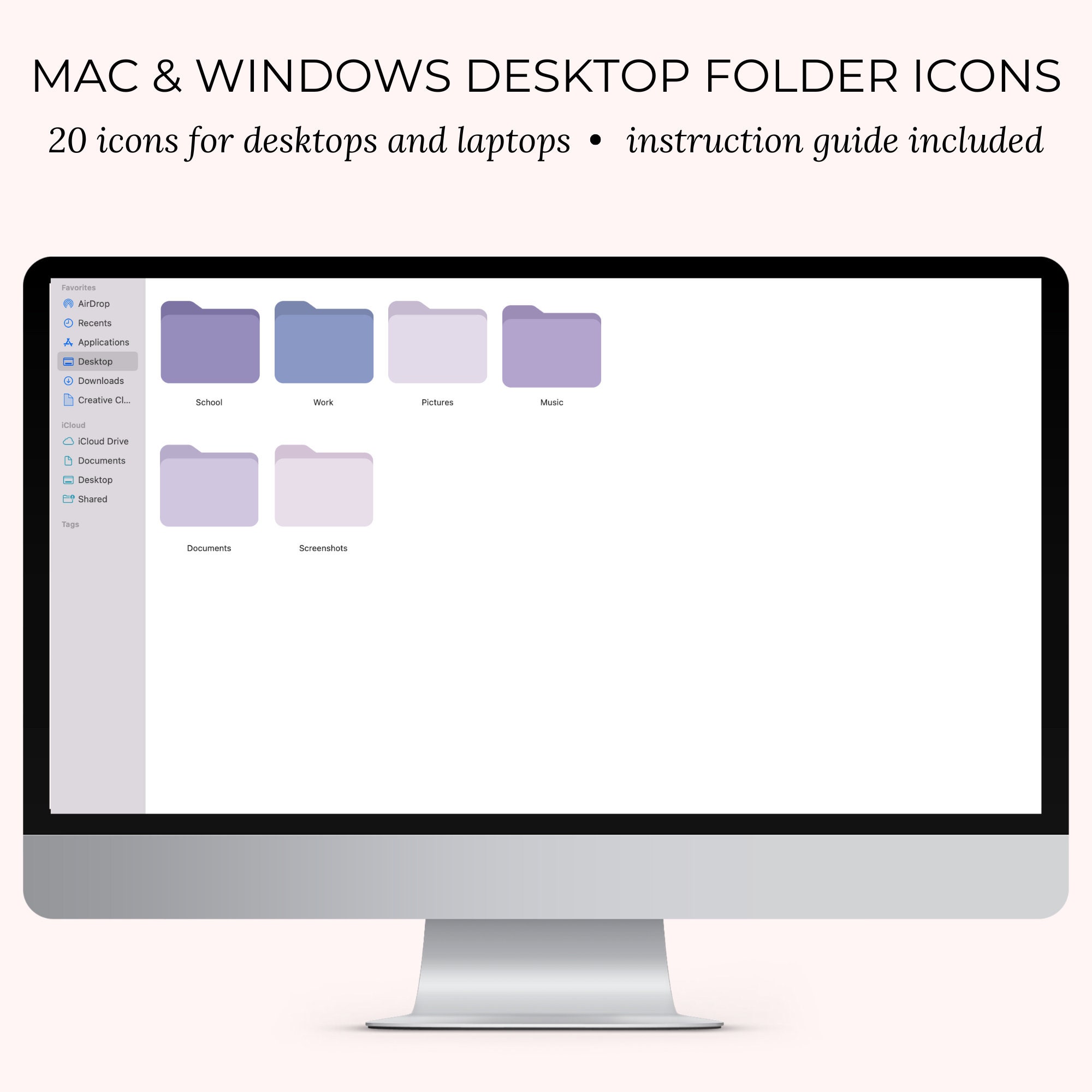 Desktop Icons for Mac and Windows Desktop and Laptop Wallpaper ...