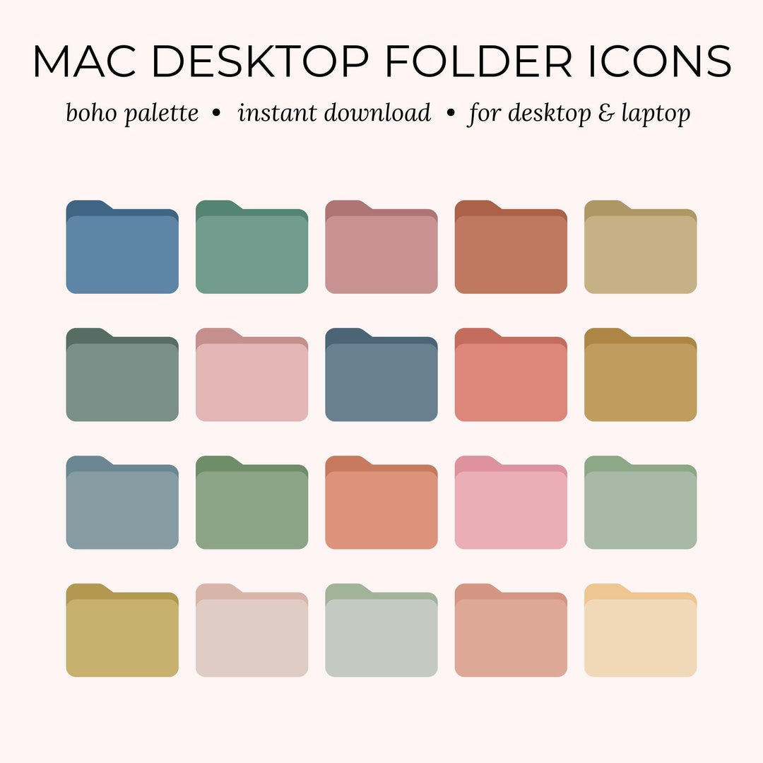 Mac Folder Icons Customisable Icons for Mac Desktops & Laptops ...