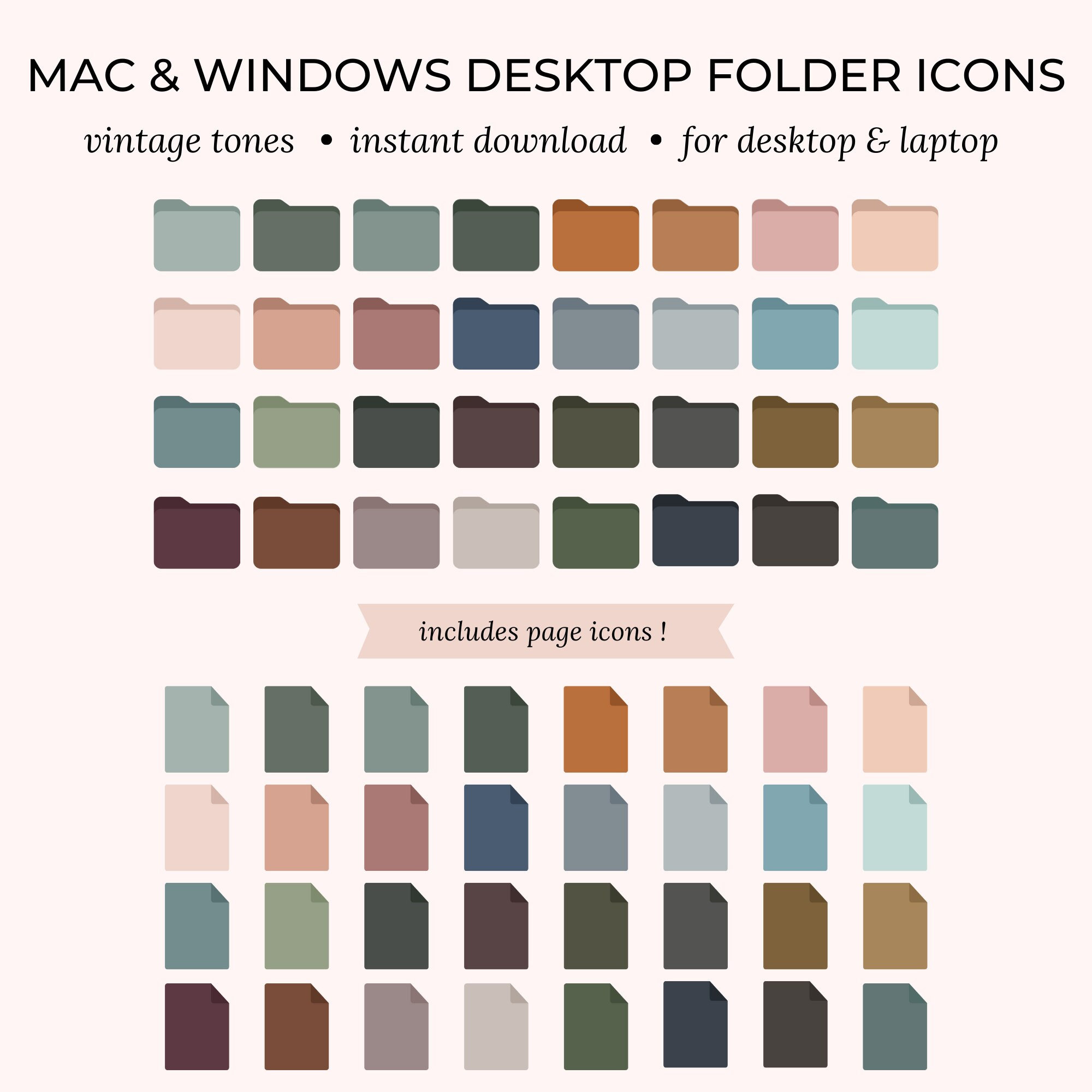 Desktop Icons for Mac and Windows Desktop and Laptop Wallpaper ...