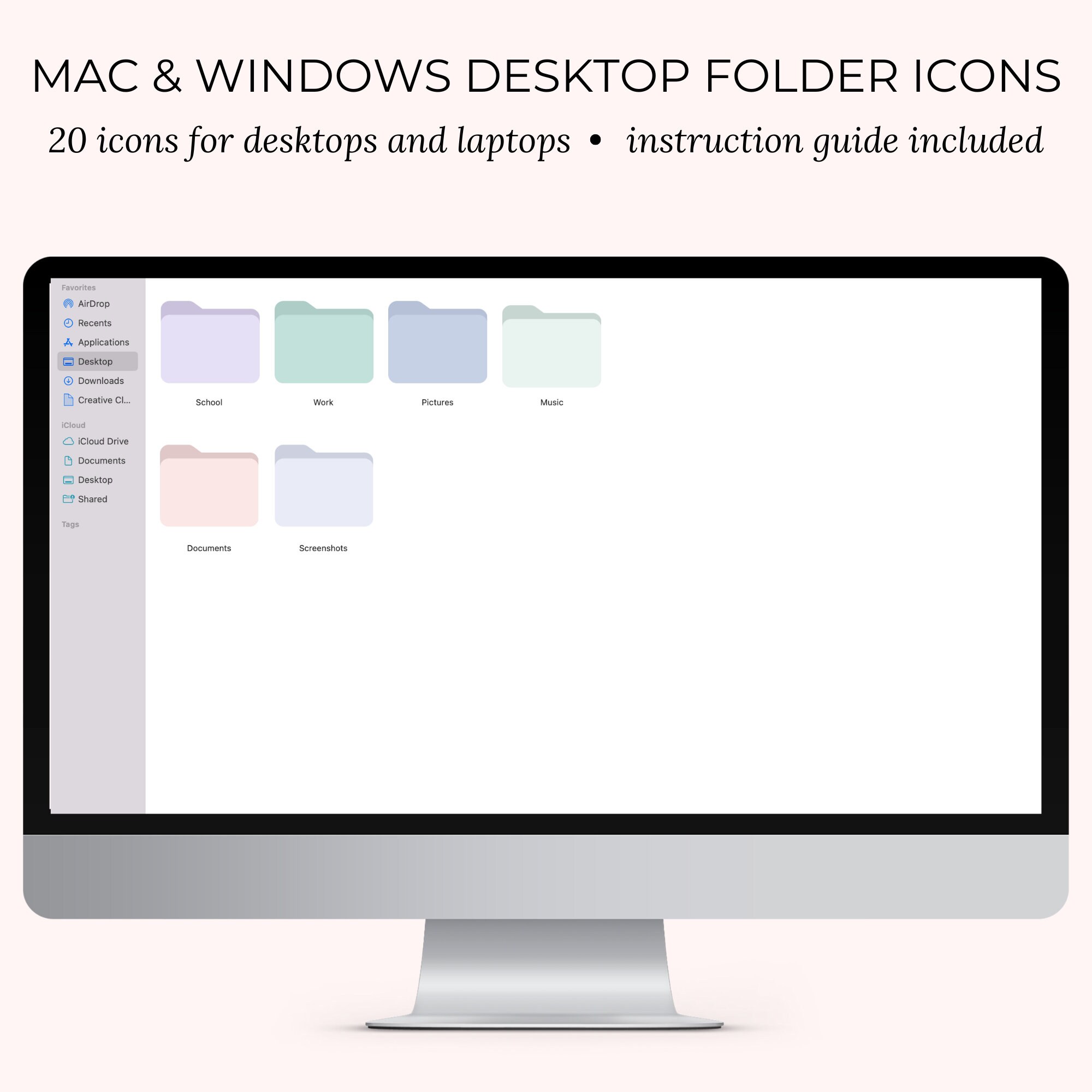 Desktop Icons for Mac and Windows Desktop and Laptop Wallpaper ...