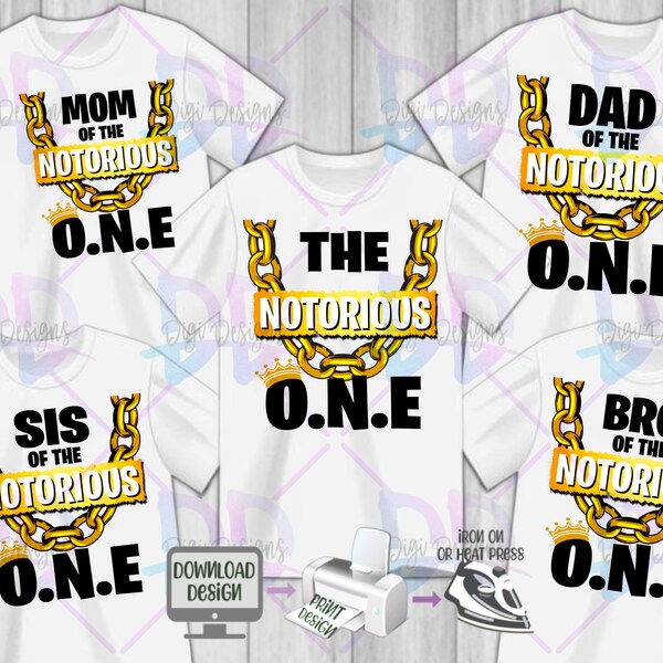 The Notorious One Birthday - Etsy