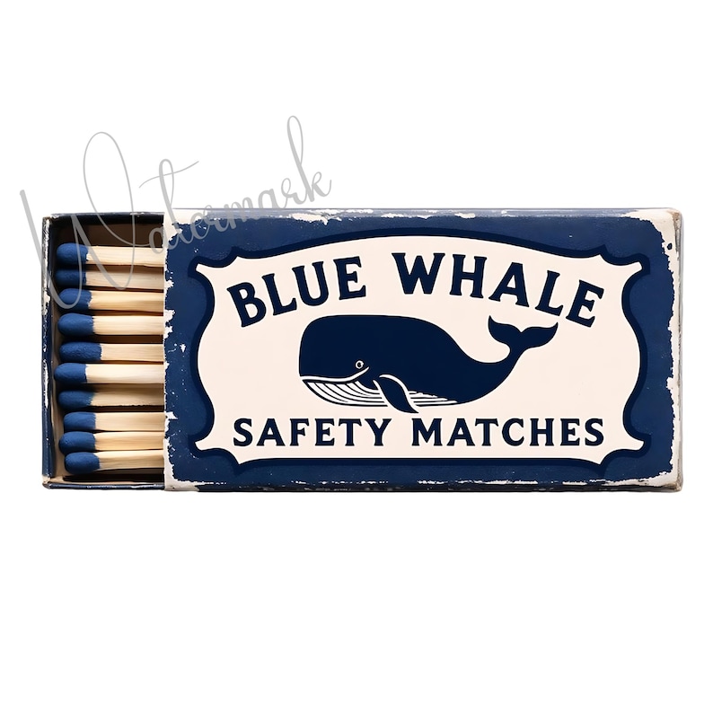 5 Vintage Type Nautical, Sea, Marine, Matchbox Clipart for Stickers ...