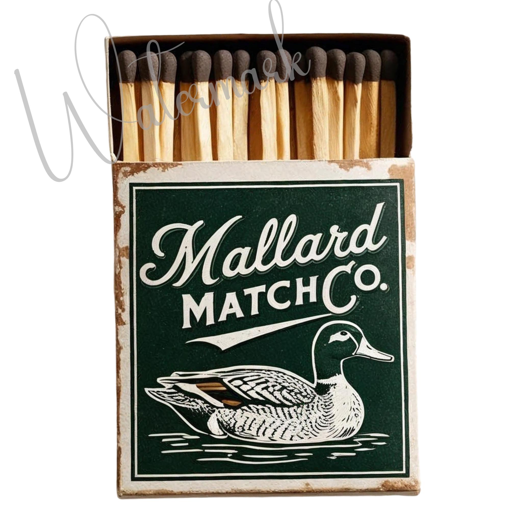 5 Vintage Rustic, Nature, Forest Matchbox Clipart for Sticker, Wall Art ...