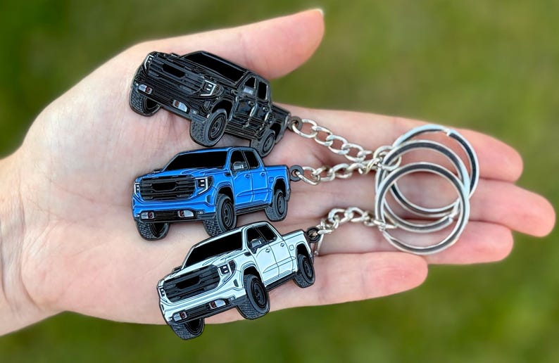 Sierra Keychain Compatible With GMC Sierra 1500 Accessories AT4 Denali ...