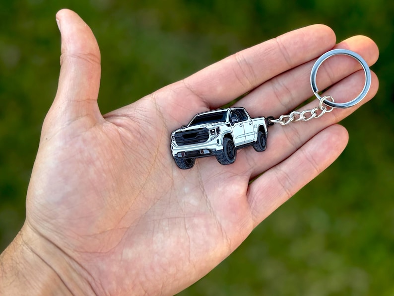 Sierra Keychain Compatible With GMC Sierra 1500 Accessories AT4 Denali ...