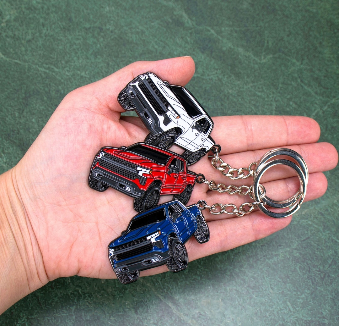 Chevy Keychain Compatible With Chevy Silverado 1500 Accessories - Toy ...