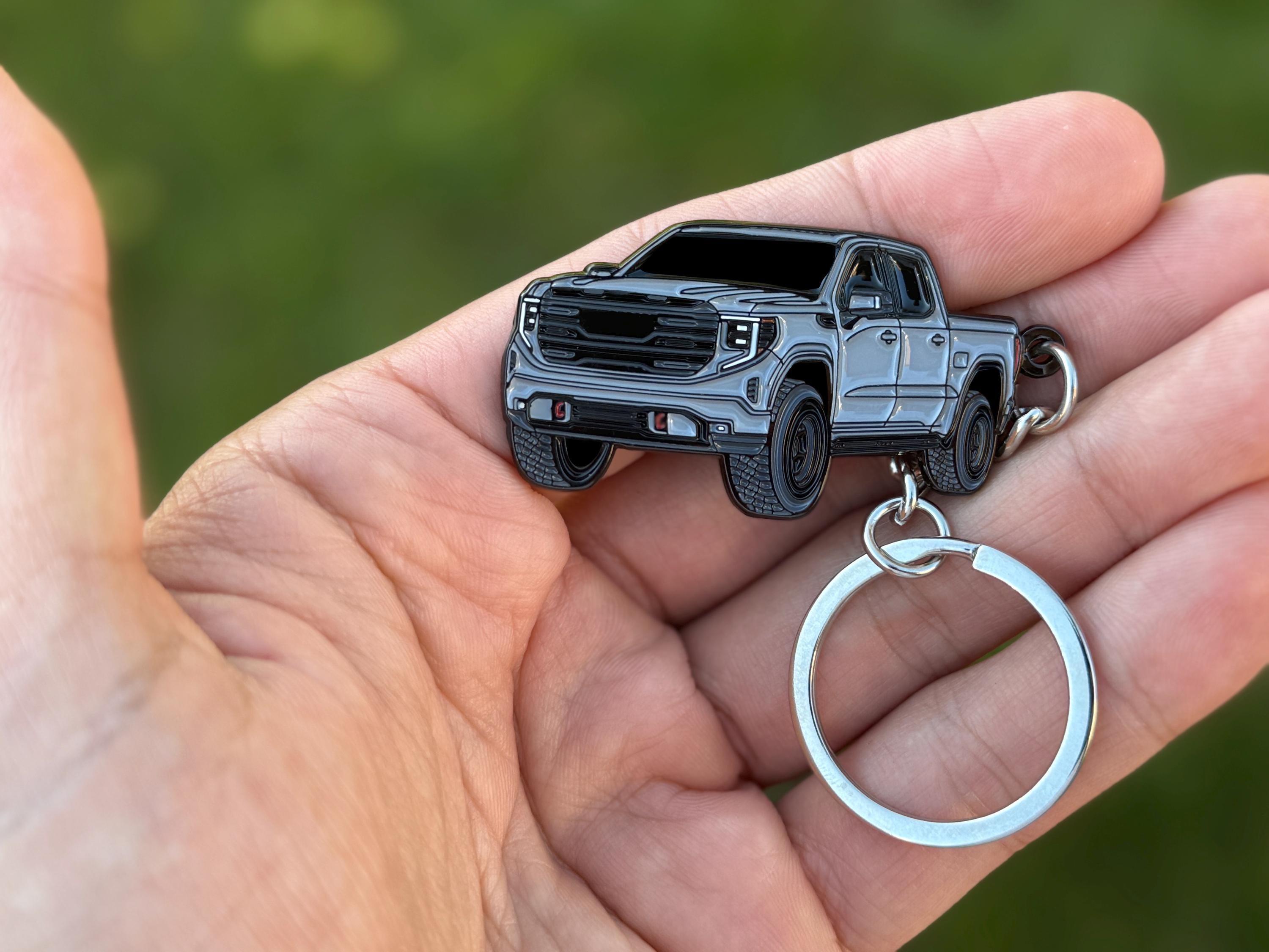 Sierra Keychain Compatible With GMC Sierra 1500 Accessories AT4 Denali ...
