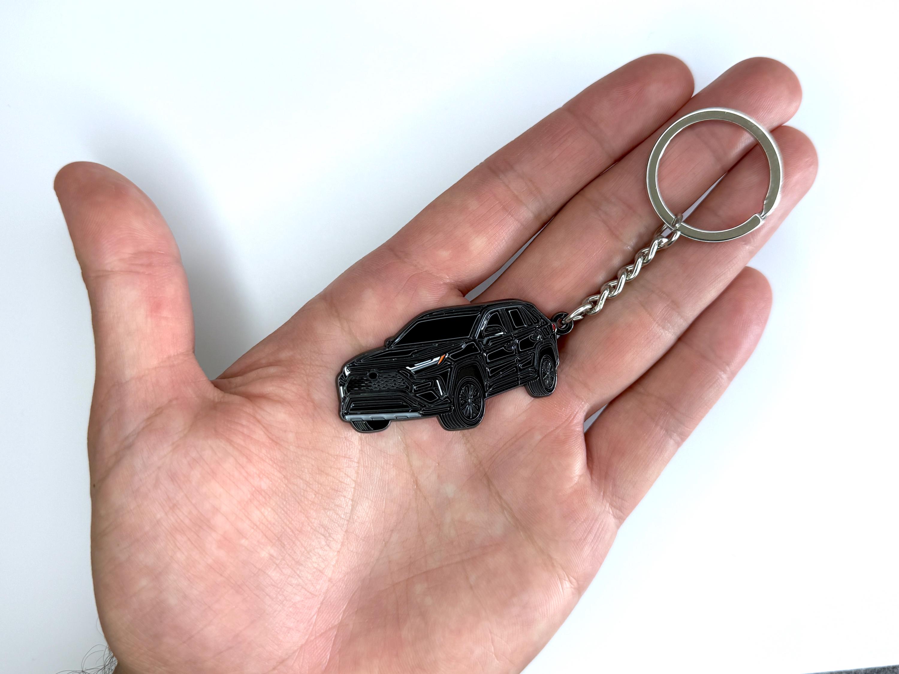 RAV4 Keychain - RAV 4 2025 Accessories Metal Key Chain Key Fob Cover ...