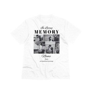 In Loving Memory Memorial Unisex T-shirt, Personalised Memorial Shirt ...