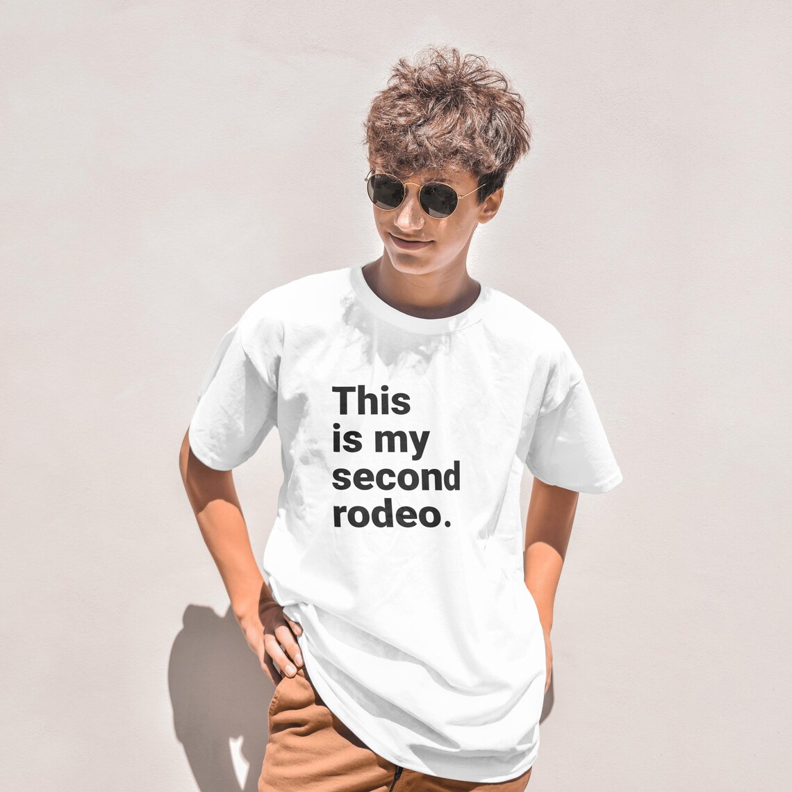 This is My Second Rodeo Unisex T-shirt, Funny Meme Graphic Tee, Joke ...