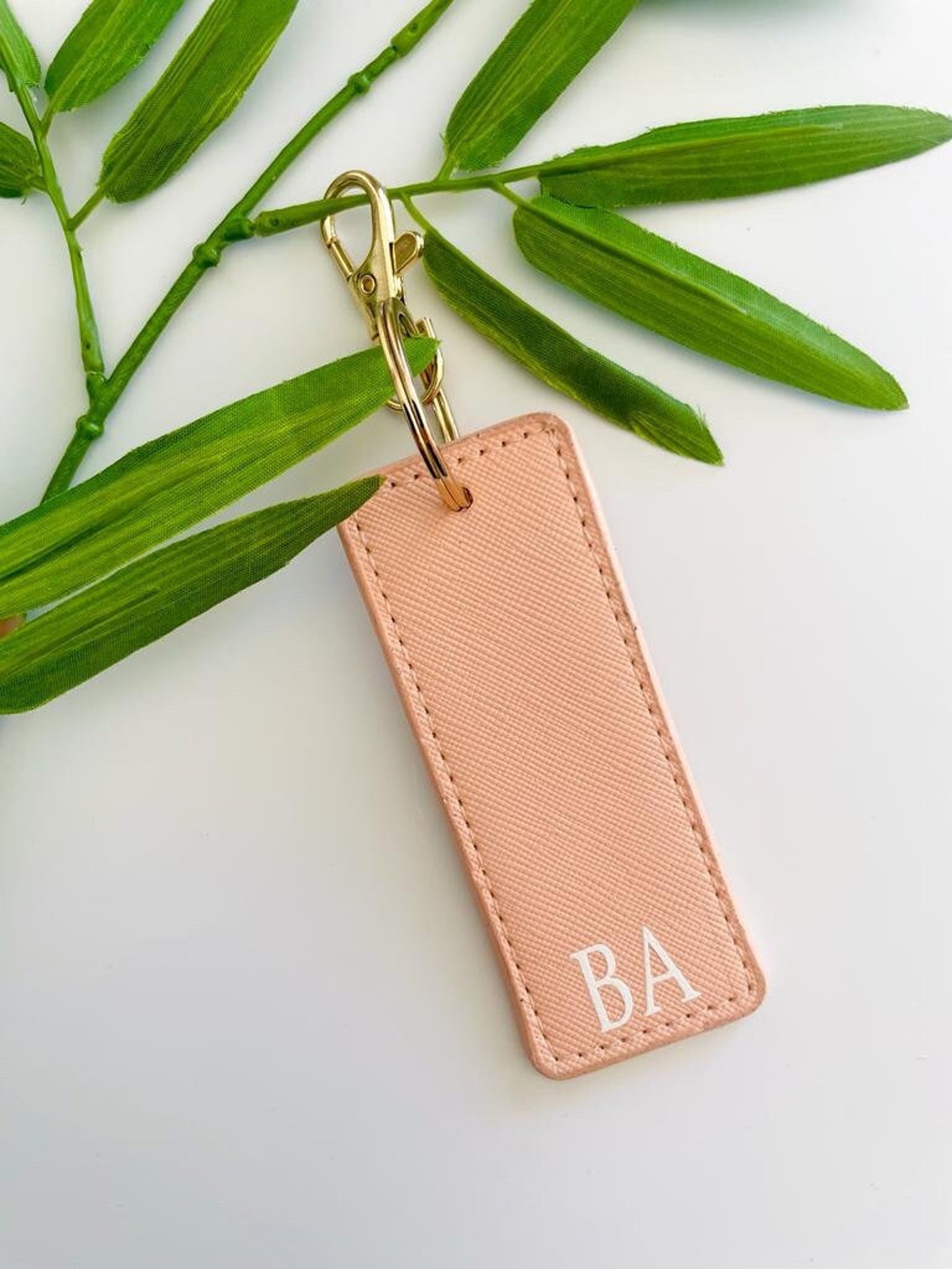 PERSONALISED KEYRING Monogrammed Key Ring Initials - Etsy UK