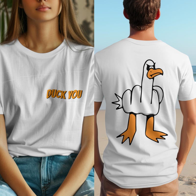 Middle Finger Duck - Etsy