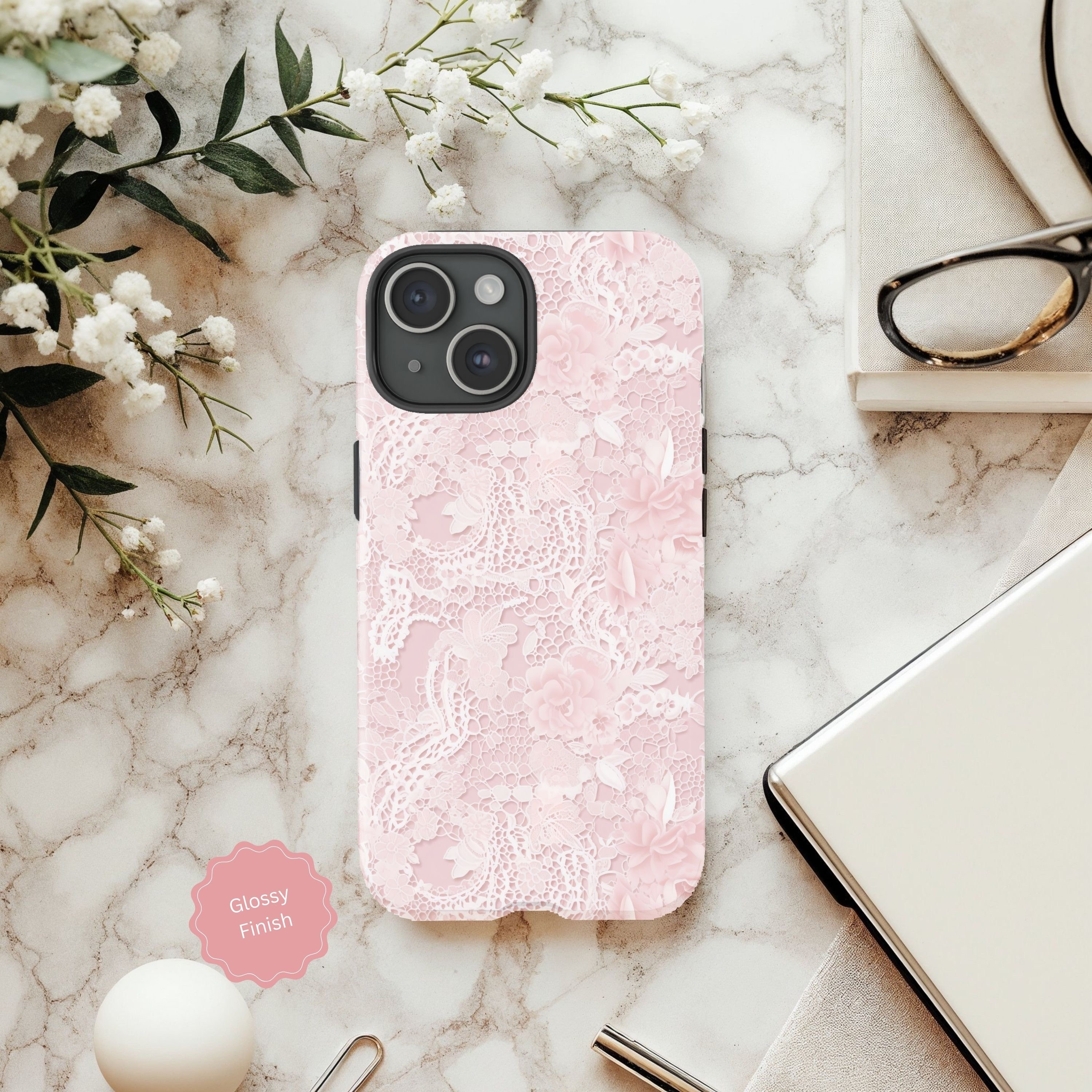 Coquette Aesthetics Phone Case, Flower Phone Case, Floral Cell Phone Case, Cute Phone Case, Gift ...