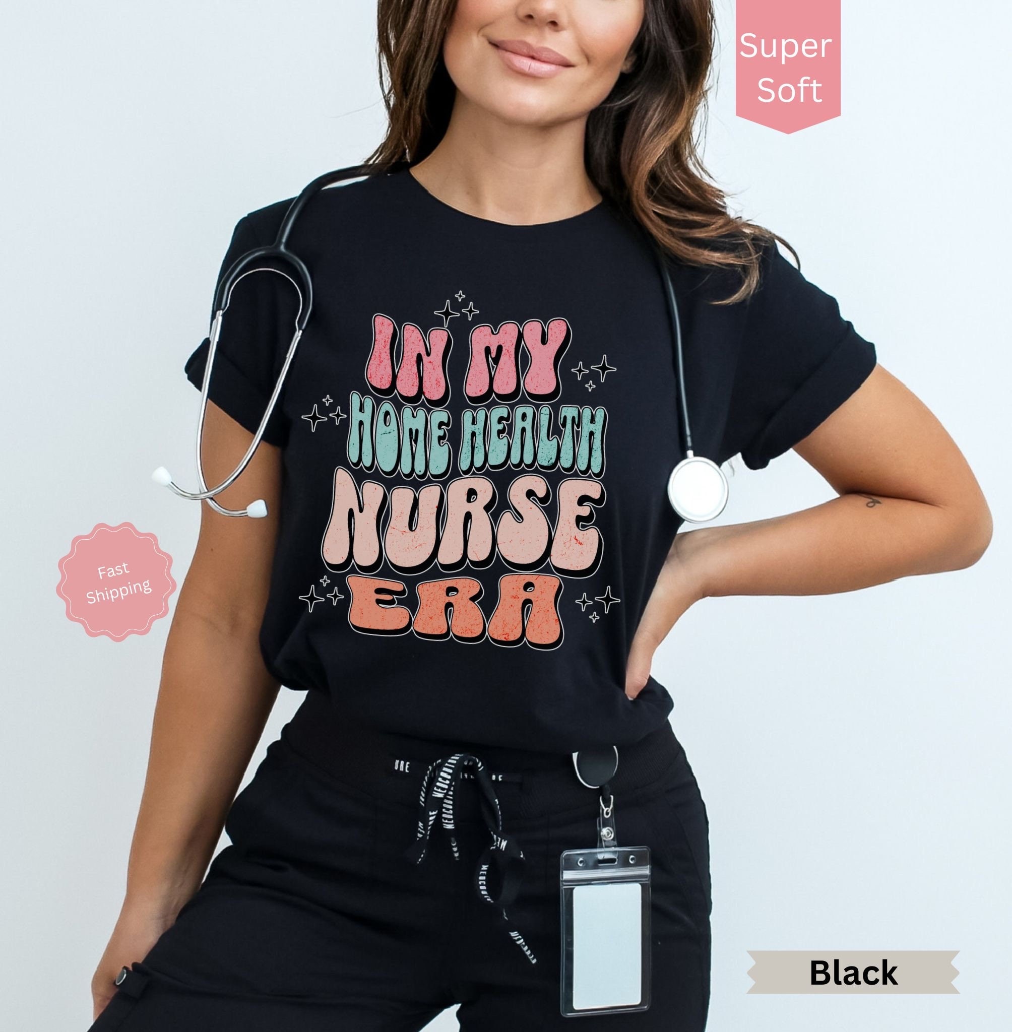 In My Home Health Nurse Era Shirt, Nursing Tshirt Gift for HH Nurse, RN ...