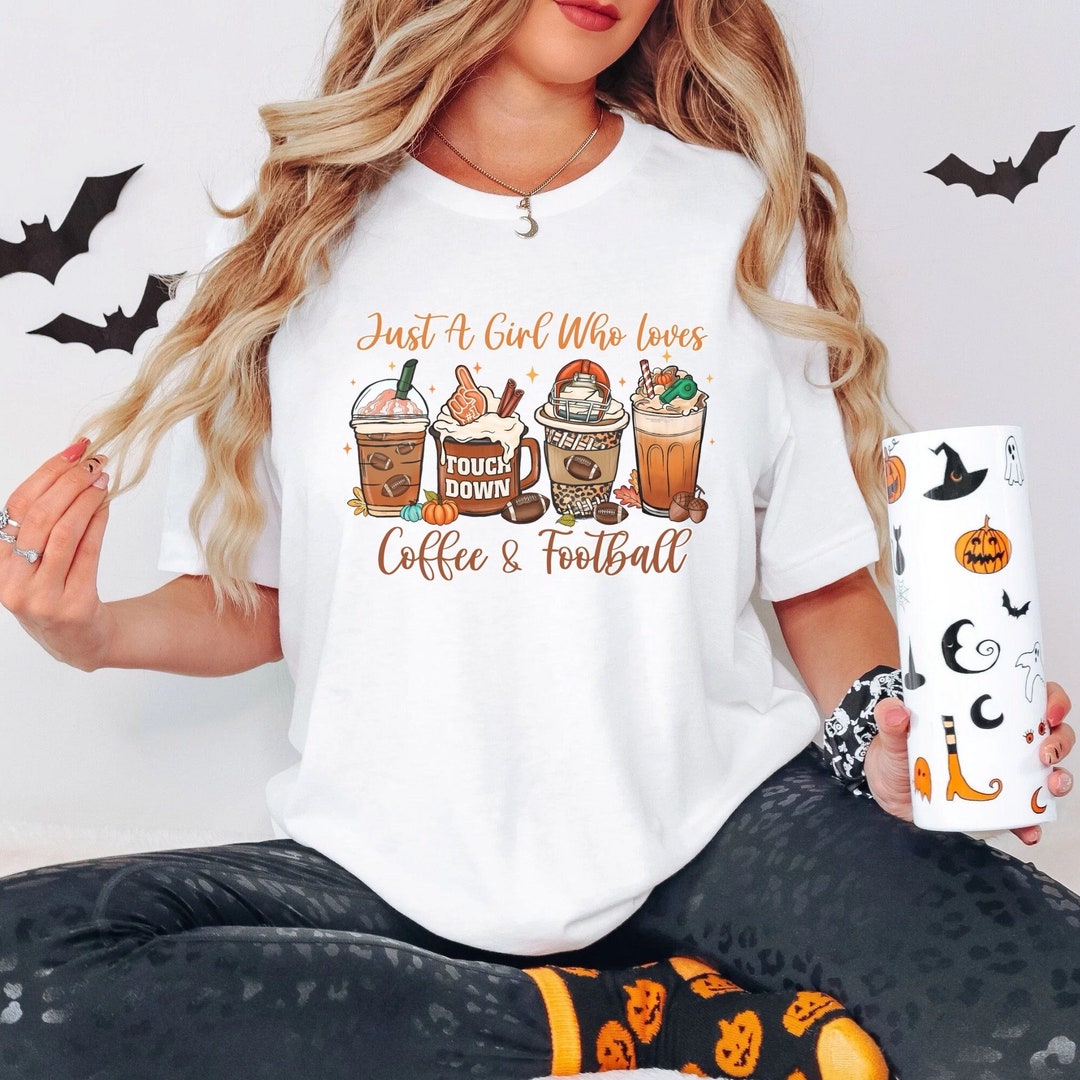 Fall Coffee Football Shirt Gift for Coffee Lover, Tis the Season ...
