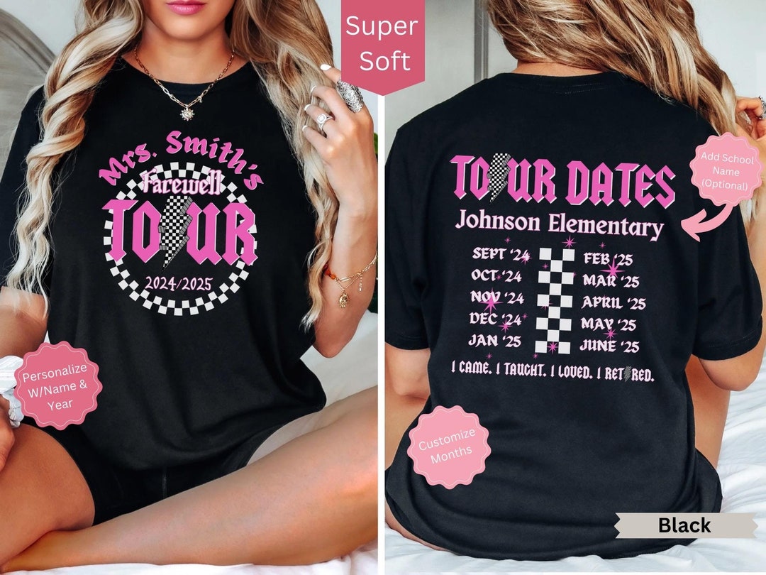 Custom Retirement Shirt for Teacher, Retirement Gifts, New Retired ...