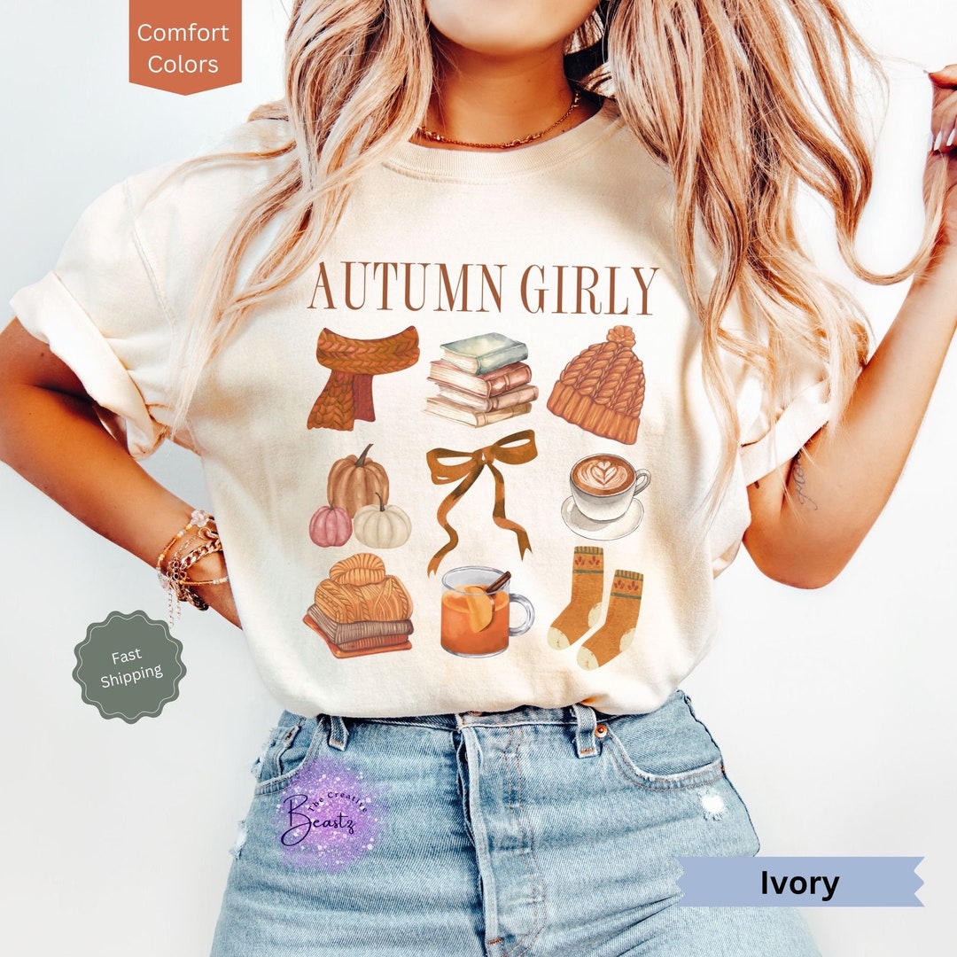 Fall Vibes Shirt, Pumpkin Patch Shirt, Fall Bows Shirt, Comfort Colors ...