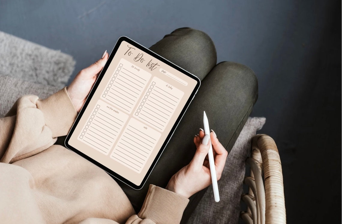 Minimalistic To-do List Template A4 - Etsy
