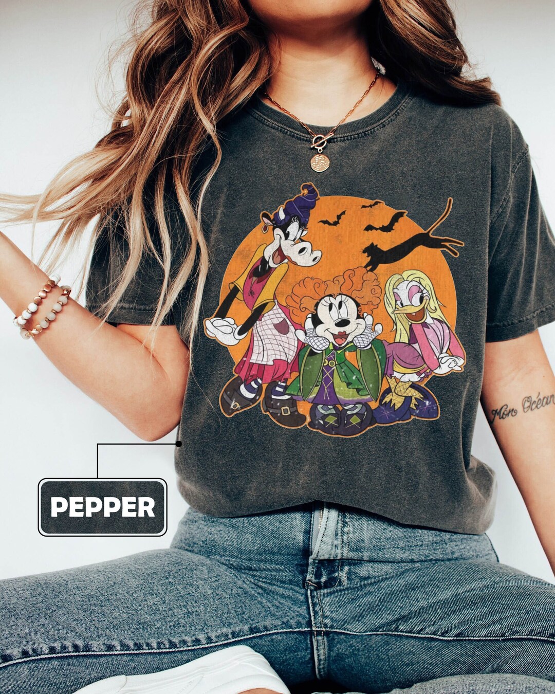 Comfort Colors Funny Minnie Daisy Goofy Cosplay Hocus Pocus - Etsy