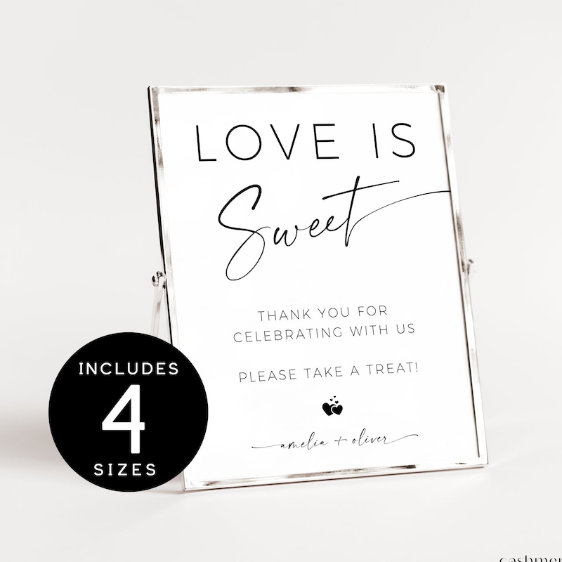 Dessert Table Signs - Etsy