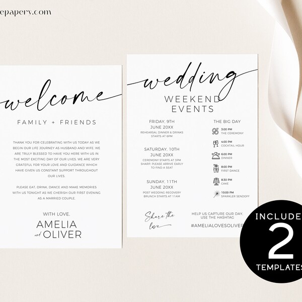 Hotel Welcome Letter - Etsy