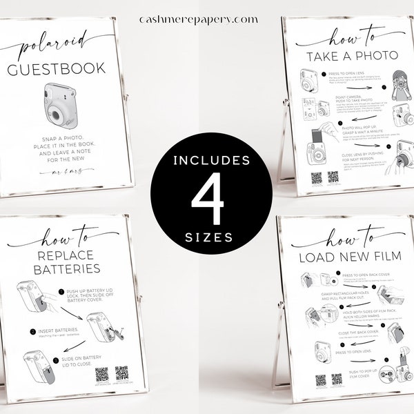 Polaroid Photo Booth Instruction - Etsy