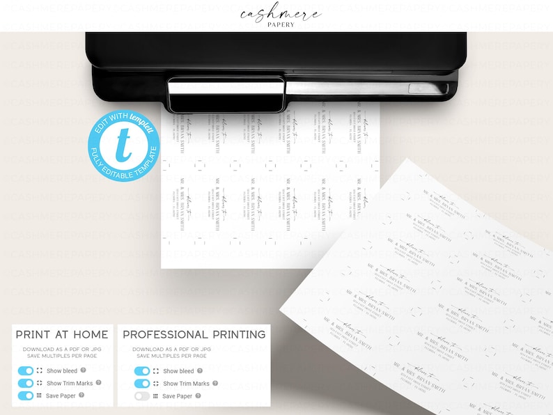 Wrap Around Address Label Template, Wedding Invitation Envelope Address ...