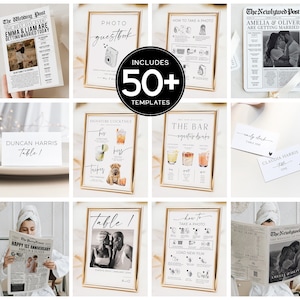 Wedding Sign Bundle - Etsy