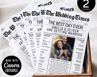 Wedding Hand Fan Editable Template Canva DIGITAL DOWNLOAD - Etsy