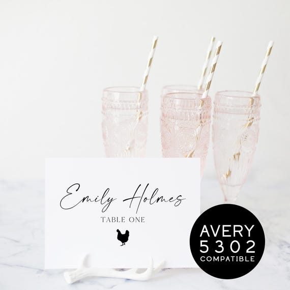 Avery 5302 template for wedding | Beachweddingtips.com