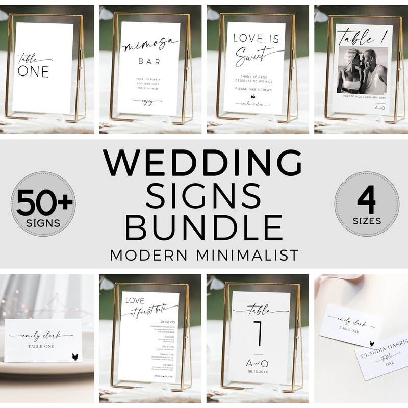 Reception Signs - Etsy