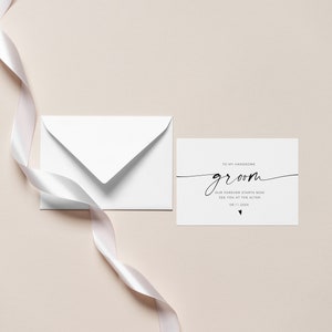 Wedding Letter to Groom | Wedding Gift for Husband-to-be | to My ...
