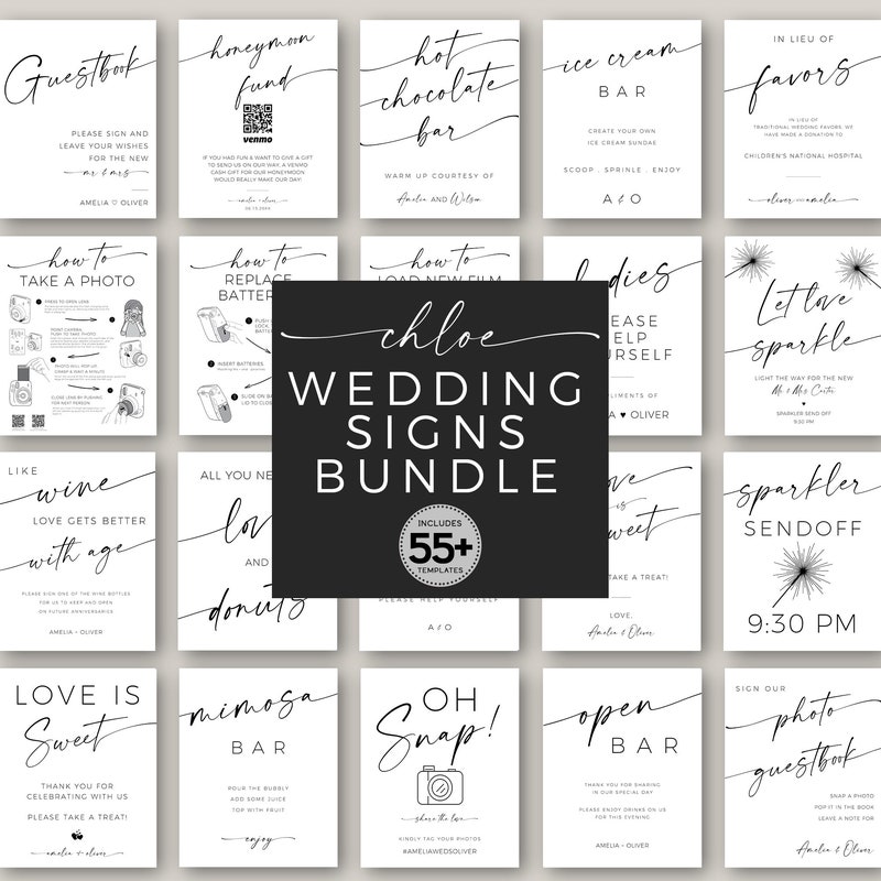 Wedding Reception Signs - Etsy