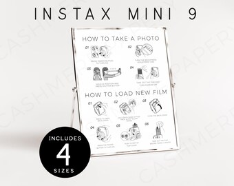 Instax Mini 11 Instant Camera All-in-one Instructions Sign - Etsy