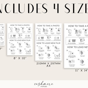 Editable Instax Mini 11 Instructions Instant Download, How to Take ...