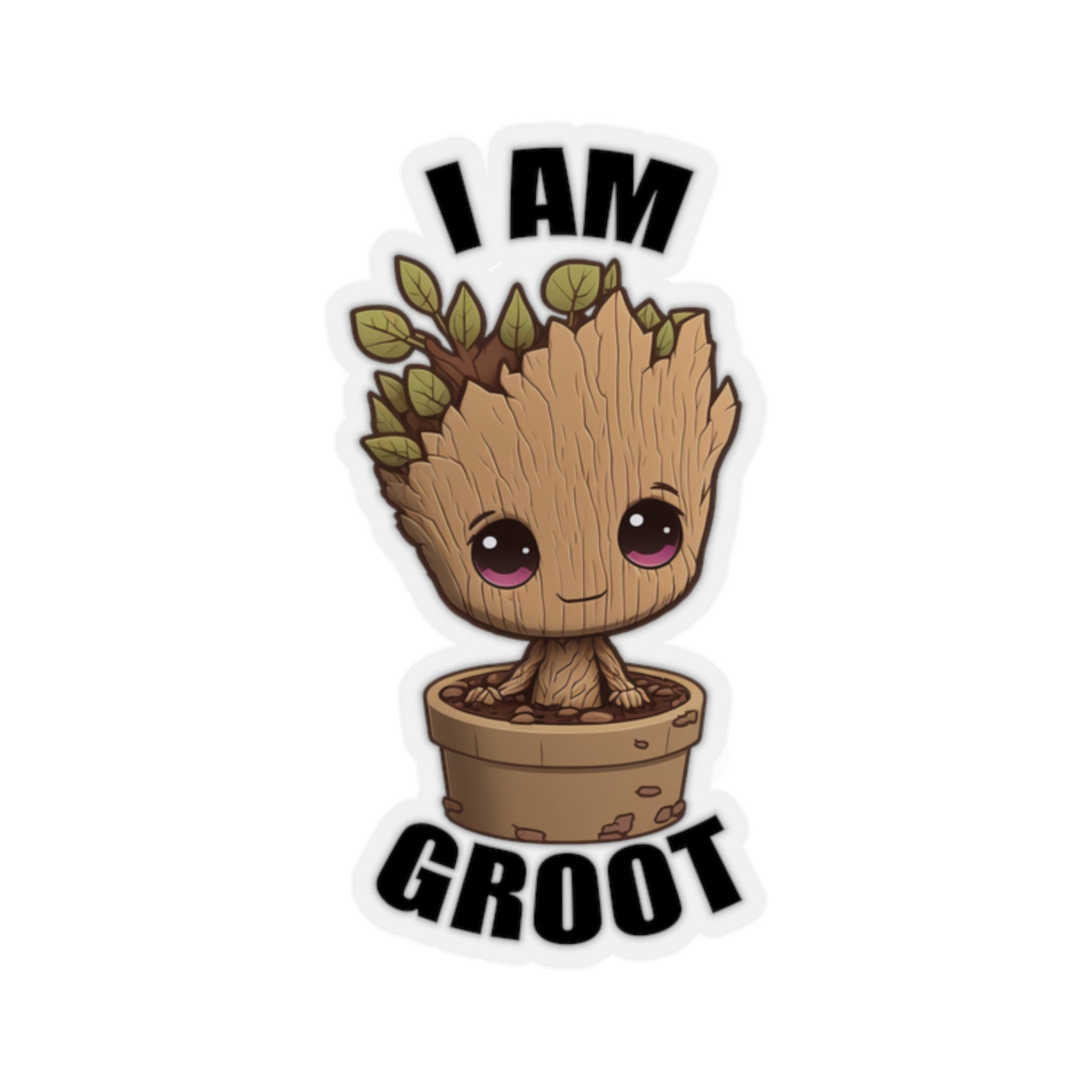 Cute Little Groot | Sticker for Your Laptop | Fridge | Water Bottles ...