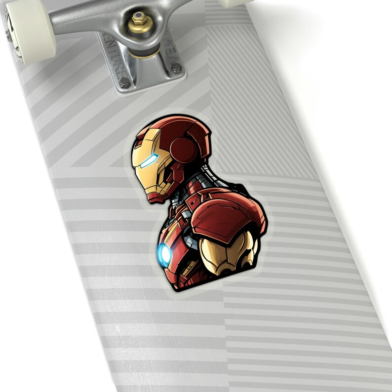 Iron Man | Sticker | Waterproof | Gifts - Stickers for Water Bottle ...