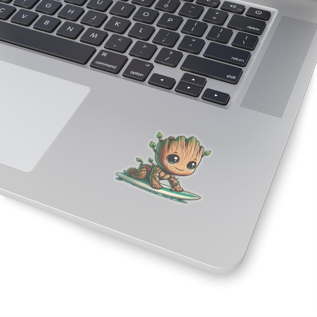 Cute Groot on Surf Board | Sticker for Your Laptop | Fridge | Water ...