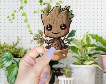 Little Groot Sticker for Your Laptop Fridge Water Bottles and More - Etsy
