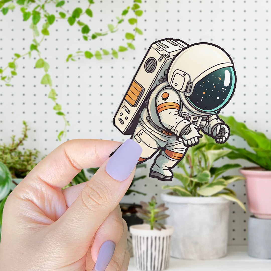 Astronaut | Space | Sticker for Your Laptop | Fridge | Water Bottles ...