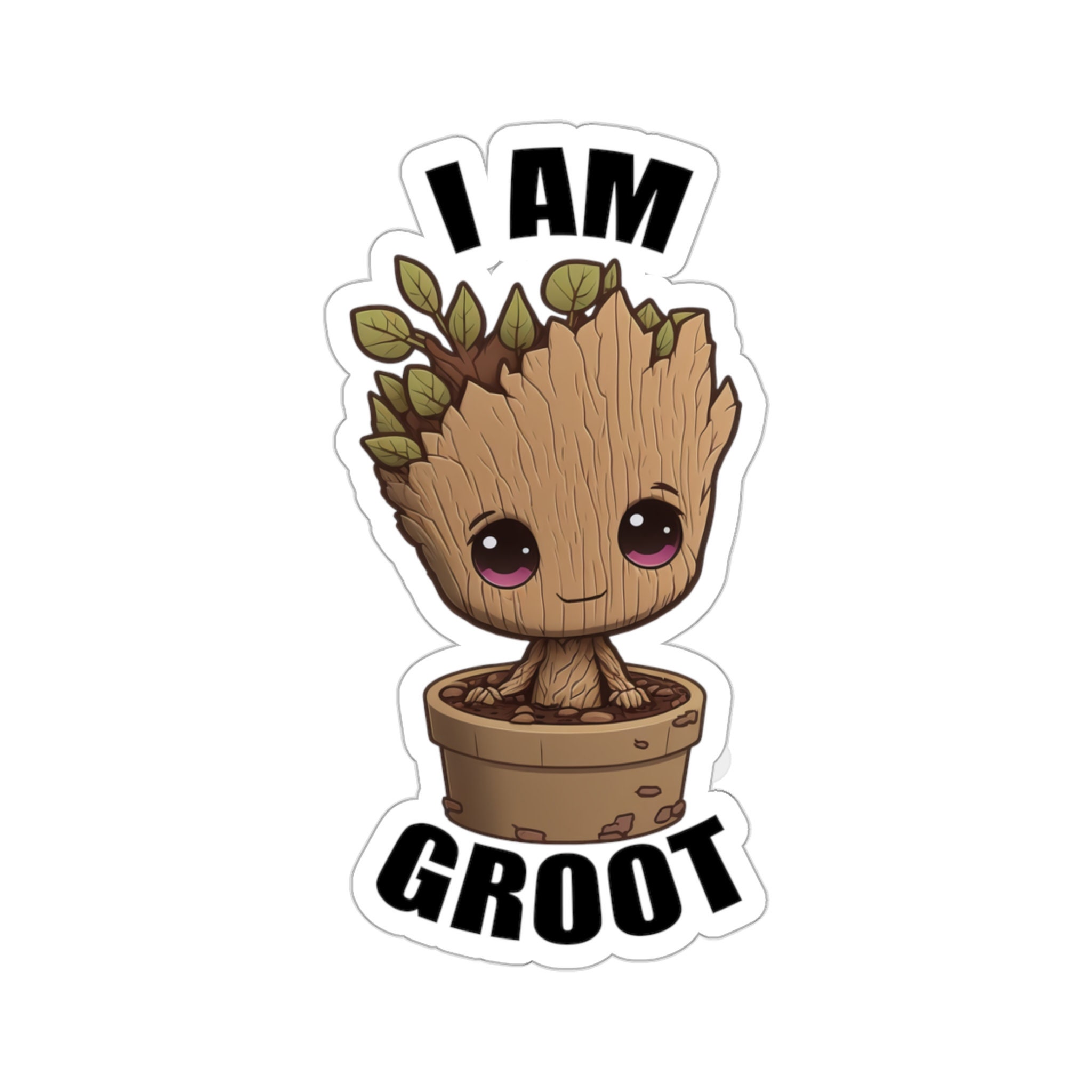 Cute Little Groot | Sticker for Your Laptop | Fridge | Water Bottles ...