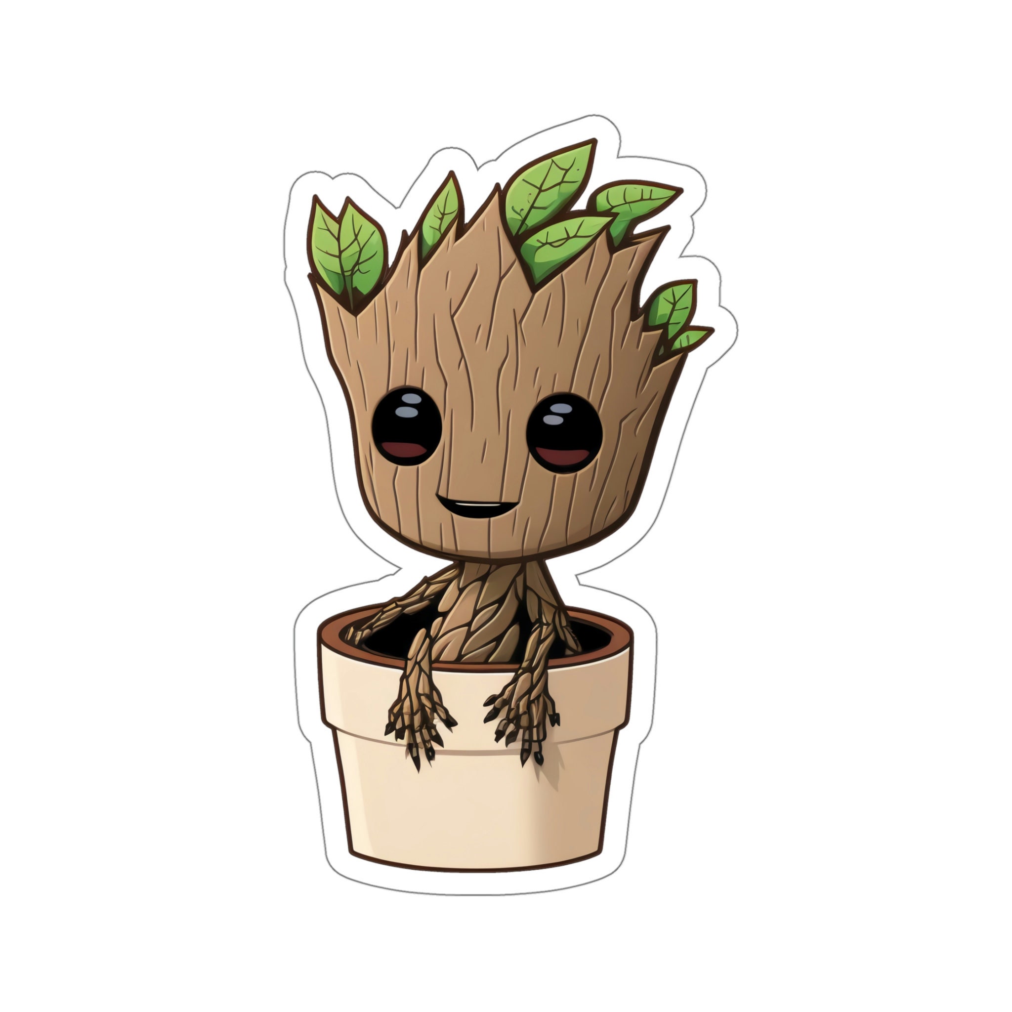 Little Groot Sticker for Your Laptop Fridge Water - Etsy