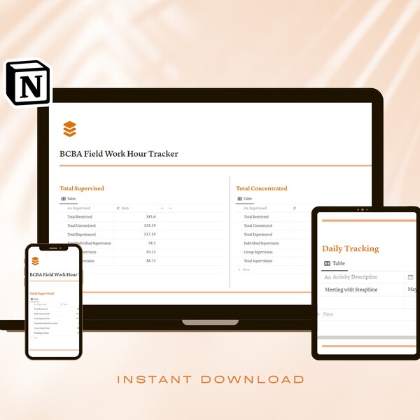 Bcba Fieldwork Hours - Etsy