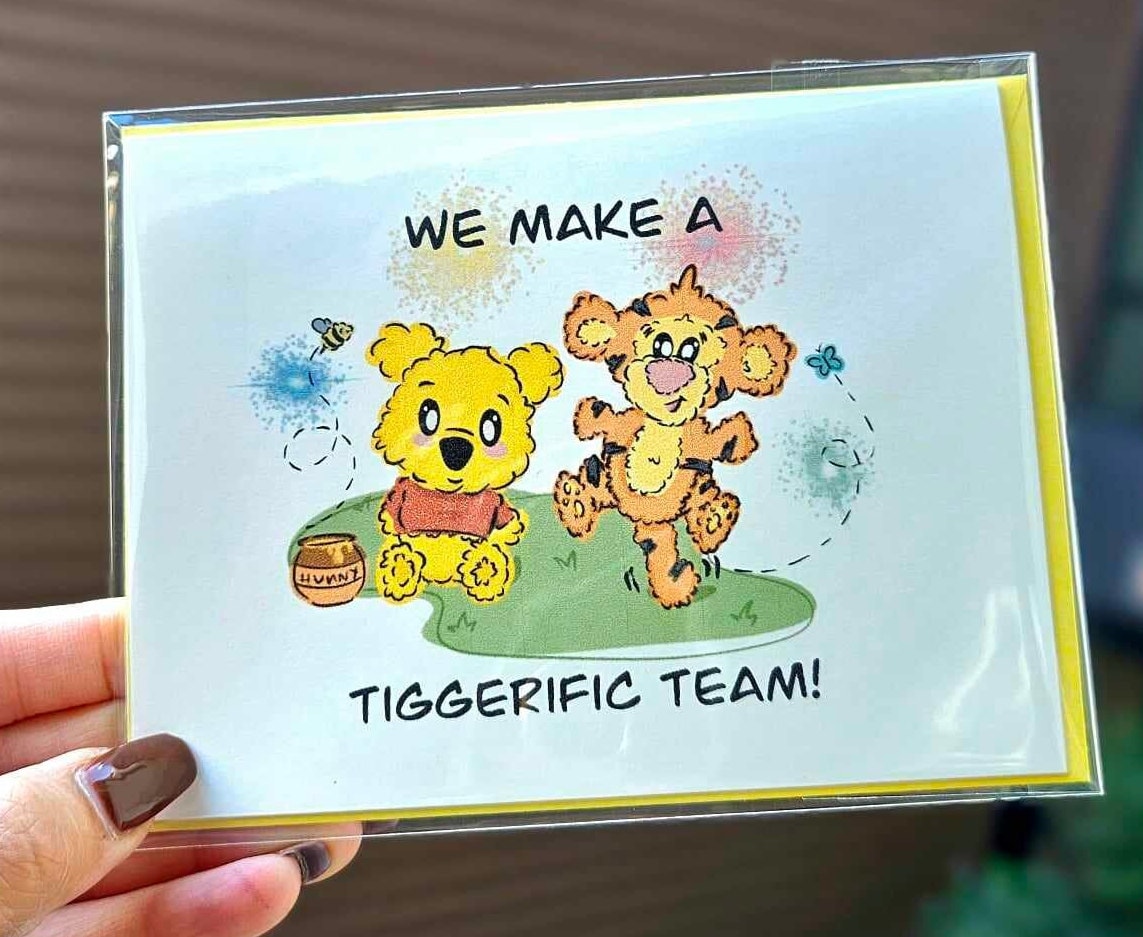 Disney Greeting Cards, Teamwork, Great Team, Tigger, Winnie the Pooh ...