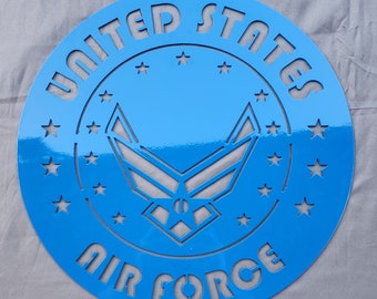 Custom USA Air Force Metal Sign, United States Air Force Sign, USA Air ...