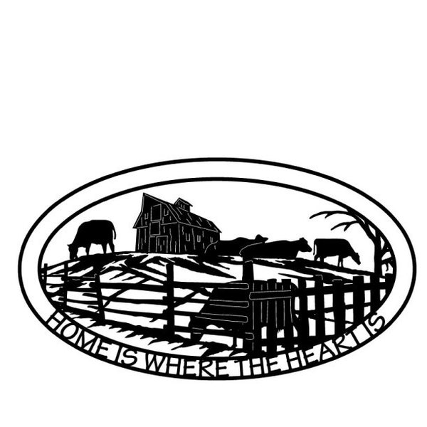 Metal Farm Signs Dxf Files - Etsy