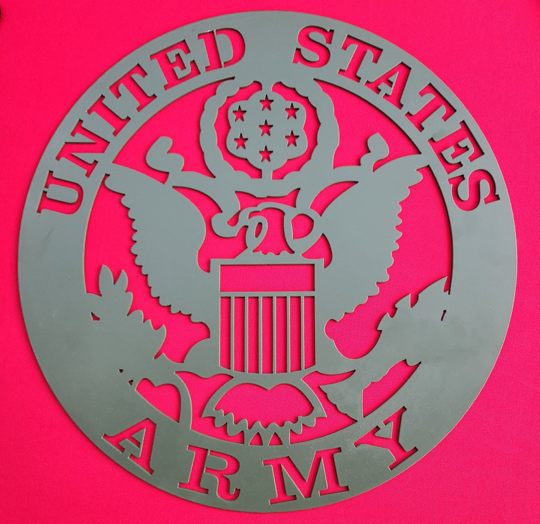 Military Sign, Army Sign, Wall Art, Wall Decor, Veteran Gift, US Army ...